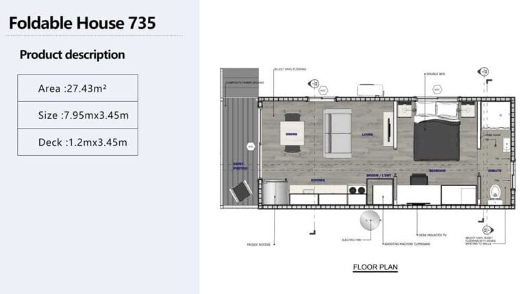 Innovative Foldable Homes: Space-Saving Solutions by Deepblue